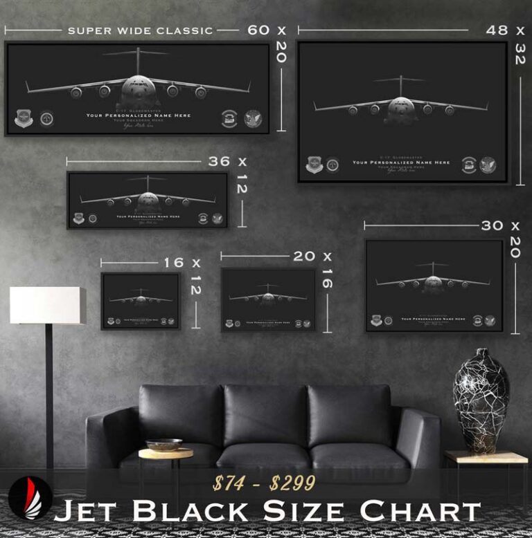B-1 Bone Personalized Jet Black - Squadron Posters