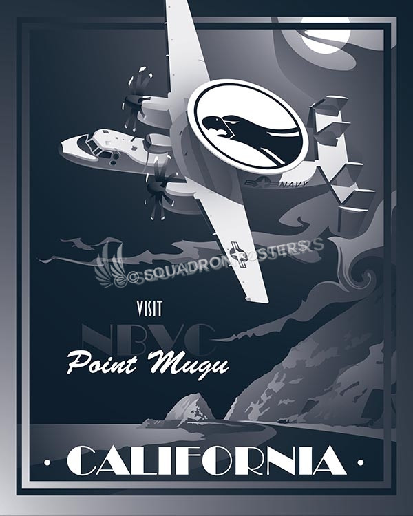 NBVC Point Mugu E-2C Hawkeye - VAW-112 - Squadron Posters