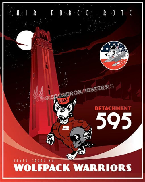 NC State University - AFROTC Cadet Wing 595th - Squadron Posters