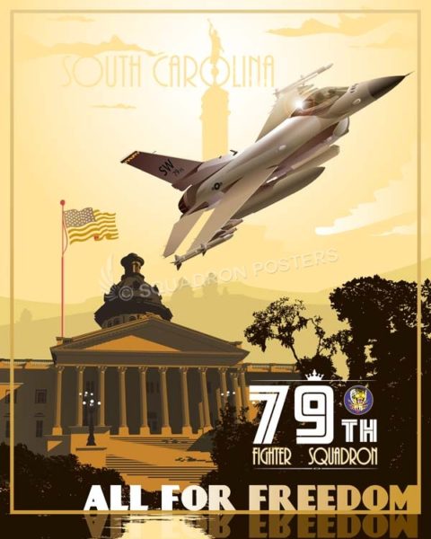 Shaw AFB 79th Fighter Squadron - Squadron Posters