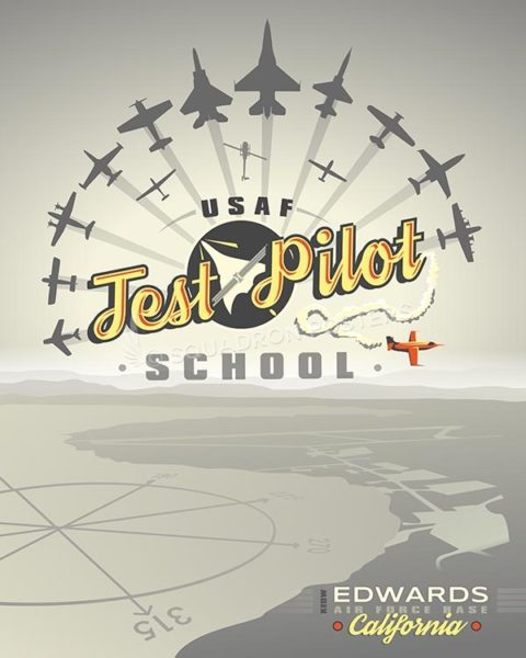 USAF Test Pilot School - Squadron Posters