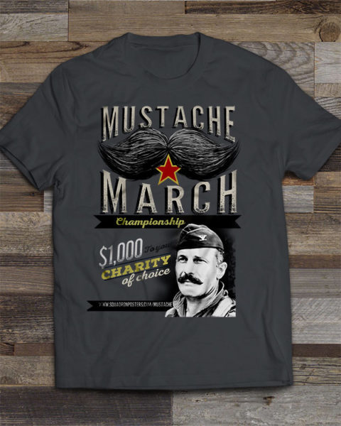 Mustache March - Squadron Posters