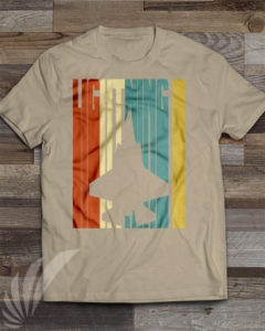 80's Retro F-35 Lighting II T-Shirt - Squadron Posters