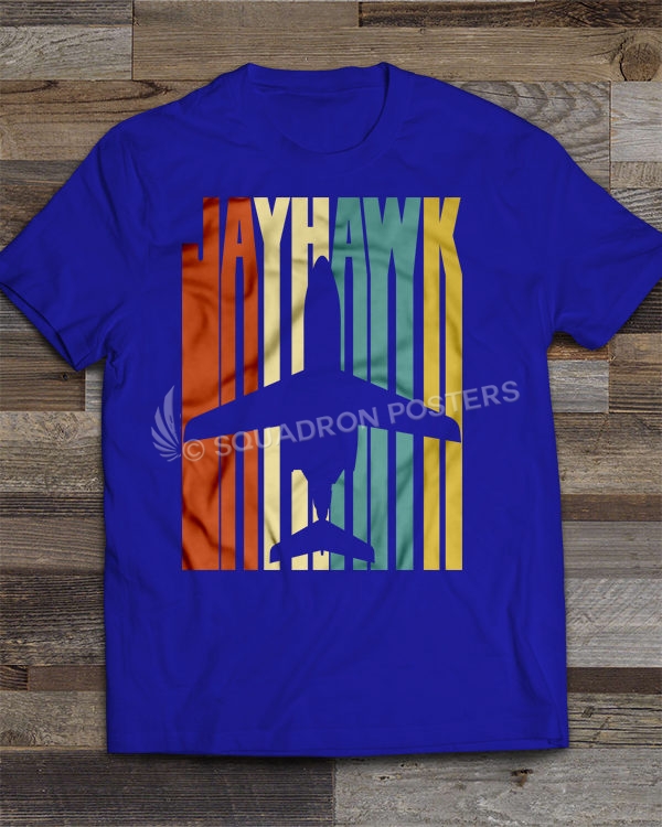 80's Retro T-1 Jayhawk T-shirt - Squadron Posters