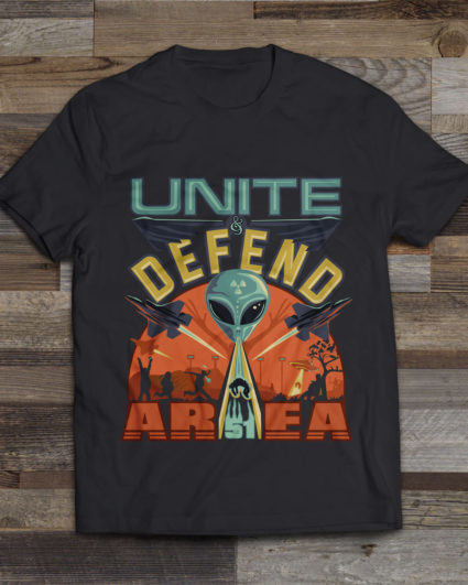 Defend Area 51 Shirt - Squadron Posters